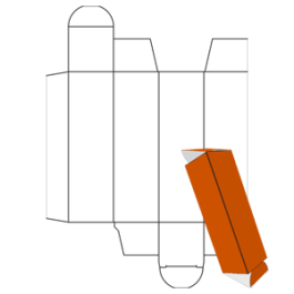 Custom Printed Reverse Tuck End with Bottom Slit Lock | Product Boxes ...