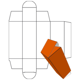 Custom Printed Straight Tuck End with Bottom Slit Locks | Product Boxes ...